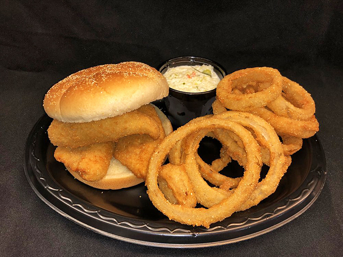 Golden-fried perch and onion rings&mdash;a plate that says "Welcome to Ohio's north coast" more clearly than any highway sign.