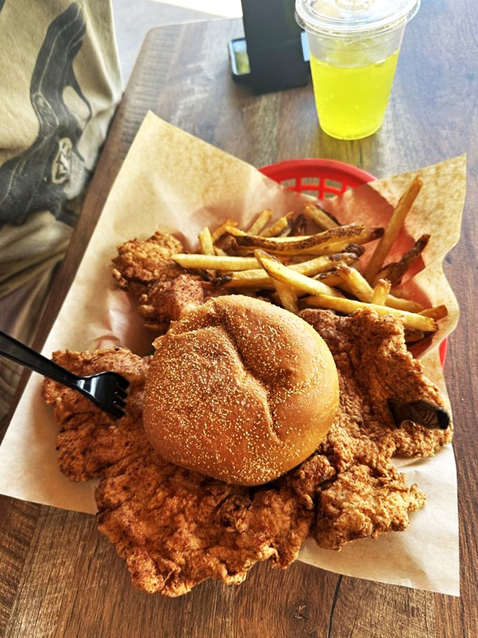 Pork perfection on a plate! This golden-brown beauty is so tender, you could cut it with a spoon. Or better yet, just use your fork and dig in!