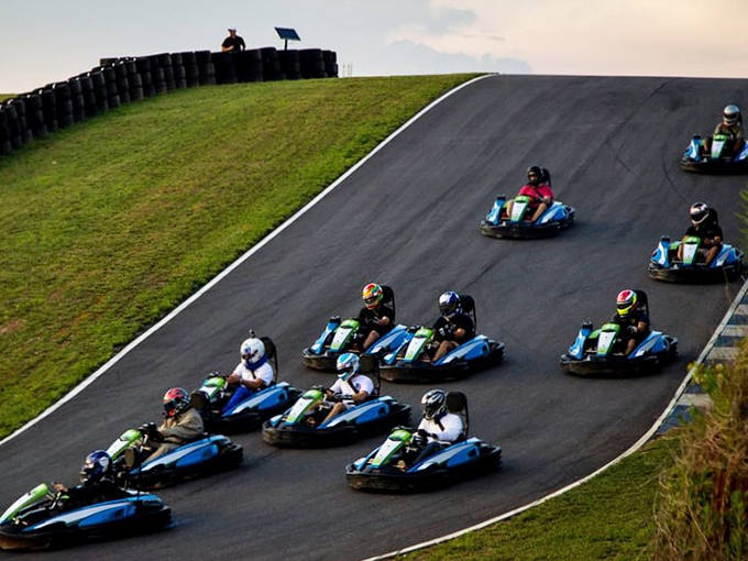 The starting grid – where friendships are temporarily suspended and everyone channels their inner Mario Andretti until the checkered flag waves.