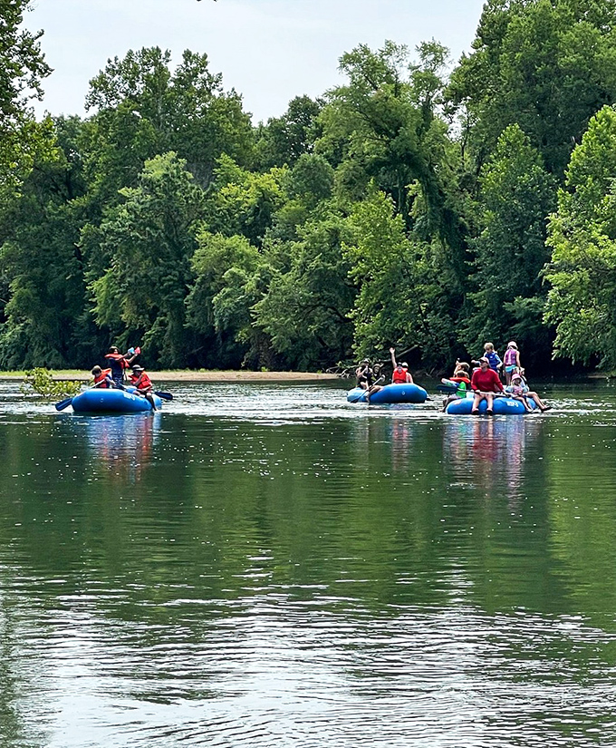 The unofficial Meramec River navy&mdash;where strangers become friends and the only agenda is following the current to your next moment of joy.