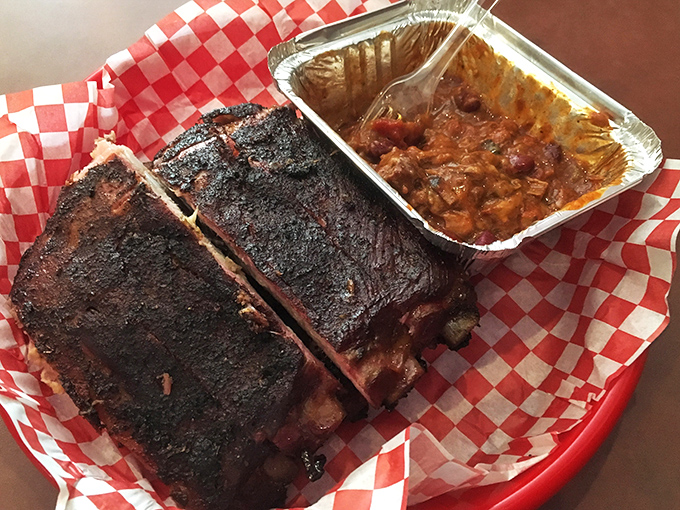Holy smokes, those ribs! Fall-off-the-bone goodness that'll have you channeling your inner Fred Flintstone. Yabba dabba delicious!