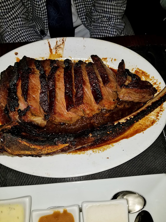 The tomahawk steak isn't just dinner &ndash; it's theater on a plate. The kind of meal that makes neighboring tables crane their necks in envy.