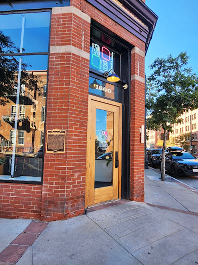 A5's corner entrance is like a secret handshake &ndash; only those in-the-know recognize the steak paradise behind that wooden door.