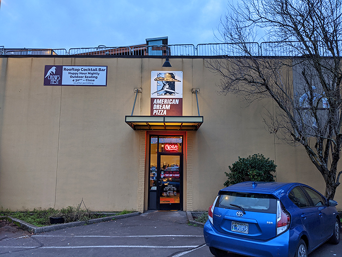 American Dream's unassuming entrance is like a speakeasy for pizza lovers &ndash; the password is "hungry."