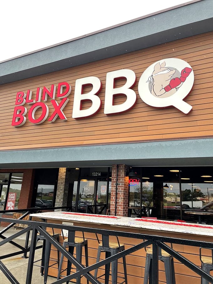 Blind Box BBQ: "That rooftop patio isn't just for show. It's where BBQ dreams come true under the Kansas sky."