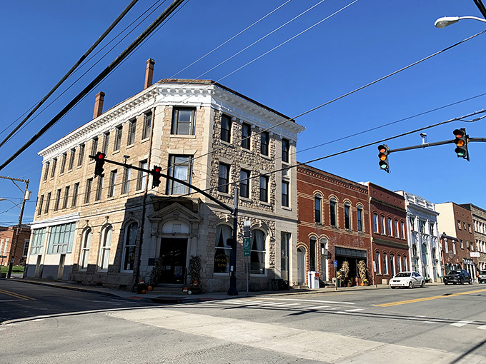 Fayetteville's historic buildings stand shoulder to shoulder like old friends who've weathered many storms together.