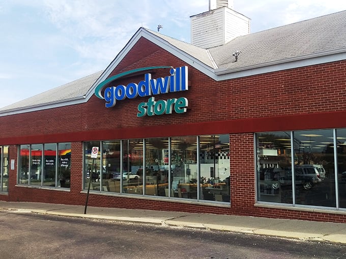 Goodwill's classic brick building on High Street has probably seen more fashion trends come and go than a Project Runway marathon.