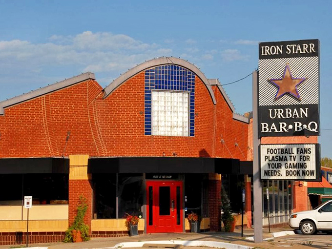 Iron Star's brick building brings a touch of class to your meat sweats&mdash;like wearing a tuxedo to an all-you-can-eat buffet.