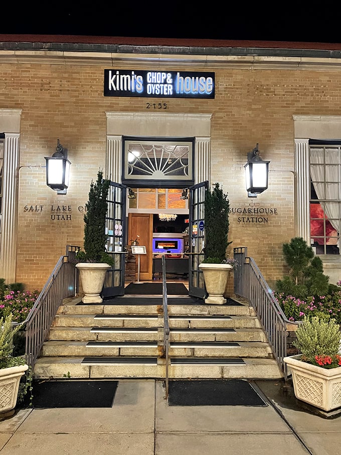 Kimi's grand entrance says "special occasion" before you even taste their legendary oysters.