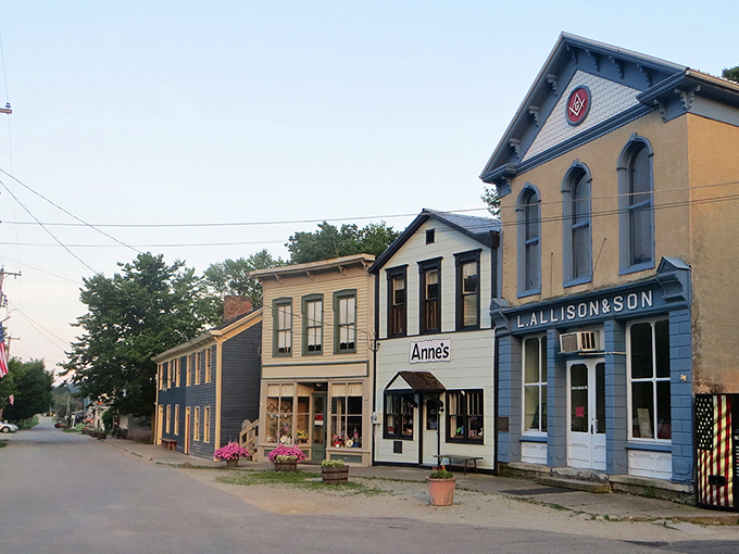Metamora: The kind of main street where you half-expect to see Tom Sawyer whitewashing a fence while Huck Finn plans their next adventure.