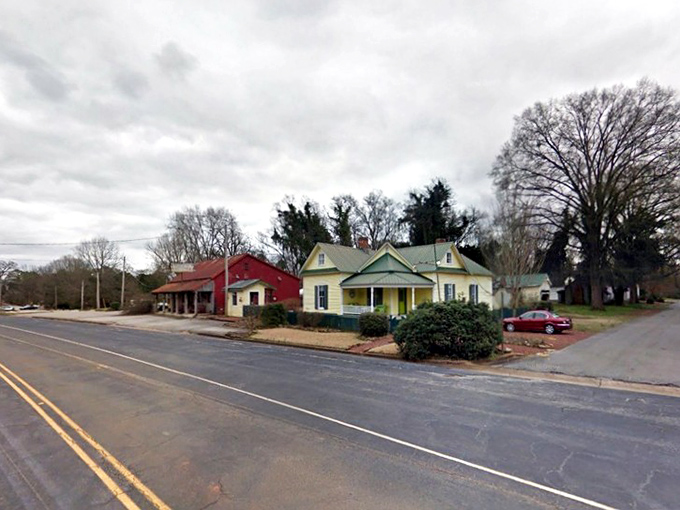 Mooresville's main intersection: population smaller than a high school reunion, charm larger than life itself.