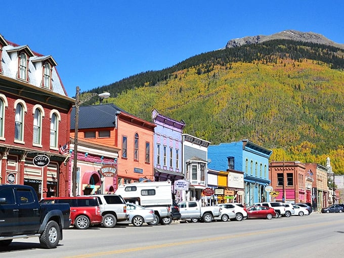 Silverton's painted storefronts look like the Wild West put on its Sunday best. Just add horses to complete the time travel.