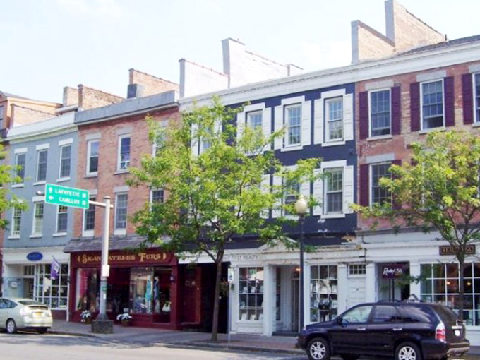 Skaneateles' waterfront looks like someone took a perfect New England village and gave it an upgrade.