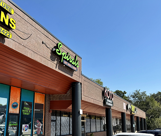 That understated storefront hides culinary innovation that asks the important question: "What if hot dogs went to graduate school?"