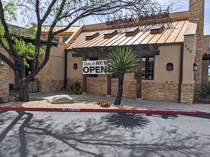 The Cattle Baron's modern Southwest exterior houses mesquite-grilled masterpieces worth driving across the desert for.