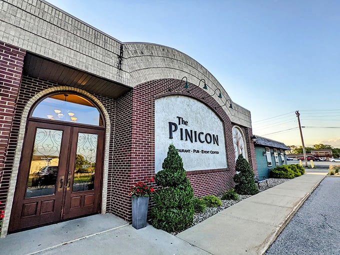 The Pinicon's elegant brick facade is Iowa's version of a speakeasy&mdash;the password is "medium-rare" and everyone's welcome.