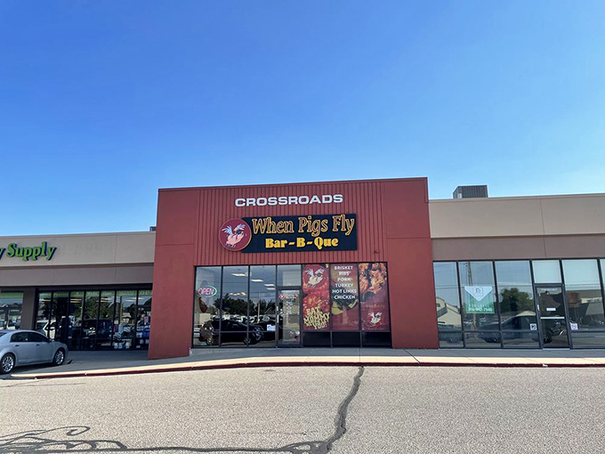 When Pigs Fly's bold red storefront makes a promise that their smokers deliver on &ndash; BBQ that defies gravity and expectations.