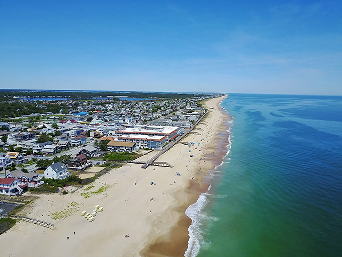 Where the Atlantic meets pristine sands&mdash;Bethany Beach's shoreline stretches like a golden welcome mat for barefoot adventures.