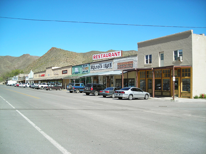 Caliente: "The Brandin' Iron and neighboring shops line Caliente's main drag, where the mountains create a natural amphitheater for small-town life."