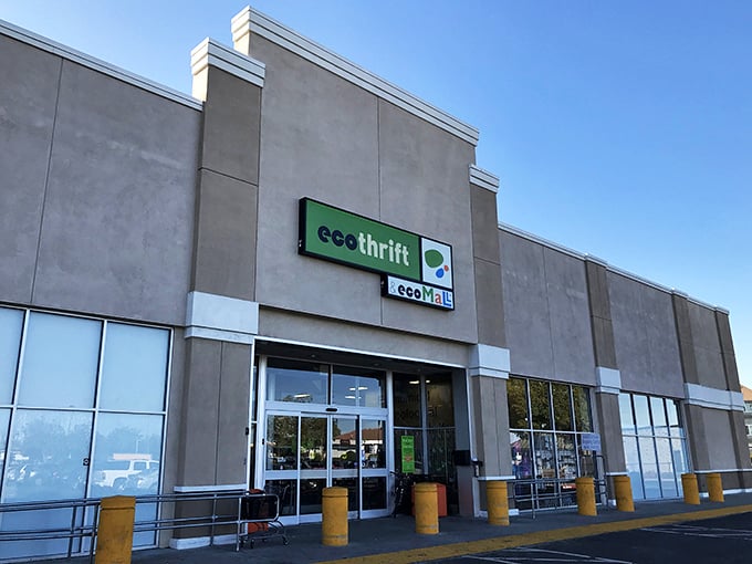 Former big box store turned treasure trove &ndash; Eco Thrift's unassuming exterior hides a universe of secondhand wonders.