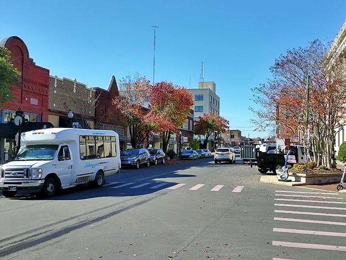 Spring blossoms frame El Dorado's downtown square &ndash; proof that Southern charm and architectural splendor are still booming here.