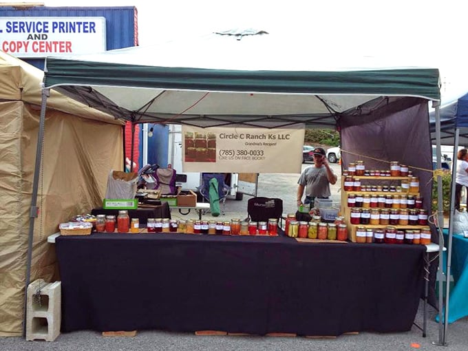 Local honey, homemade jams, and friendly faces &ndash; the farmers market side of flea market culture shines through.