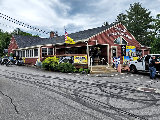 This unassuming red building houses the kind of surf and turf that makes you wonder why you'd eat anywhere else.