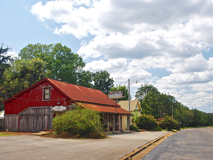 This isn't a movie set &ndash; it's Mooresville, where history isn't preserved, it's simply never left.