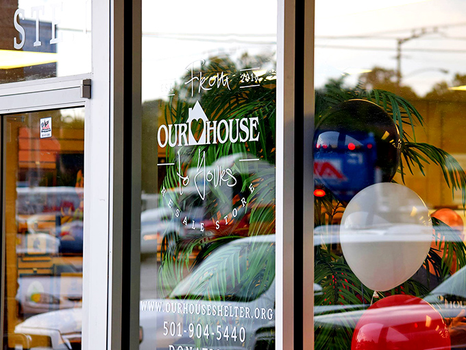 That elegant window lettering offers a first clue &ndash; this isn't just any thrift store, it's a carefully curated secondhand experience.