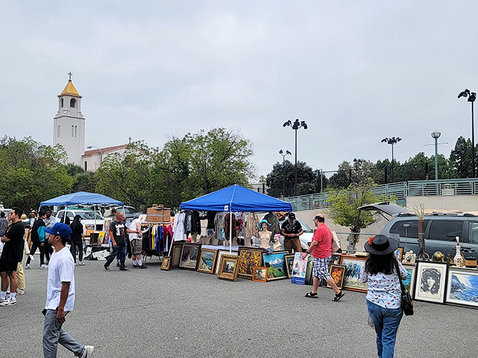 Vintage finds with scholarly approval! Pasadena City College hosts a flea market where every purchase supports student futures.