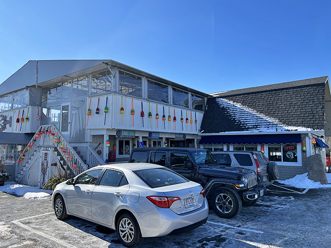 Petey's two-story seafood sanctuary &ndash; where the ocean views are only outdone by what's on your plate.