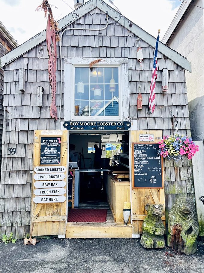 Tiny but mighty, this wooden wonder serves lobster so fresh it was probably still pinching things this morning.