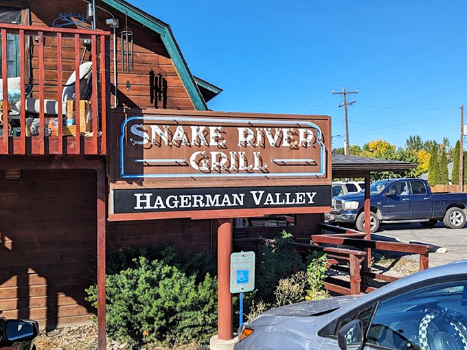 This wooden wonder in tiny Hagerman serves steaks so good, you'll be plotting your return trip before the check arrives.