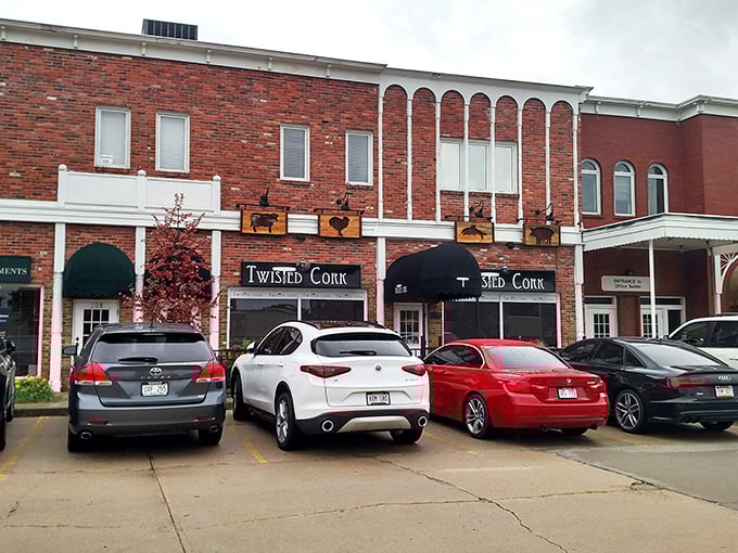 Twisted Cork Bistro: Those animal silhouettes above the entrance? Consider them spirit guides to your next unforgettable meal. 