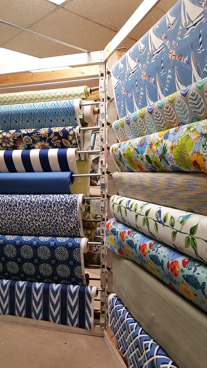 Blue fabric paradise&mdash;where coastal dreams and nautical schemes come alive one yard at a time.