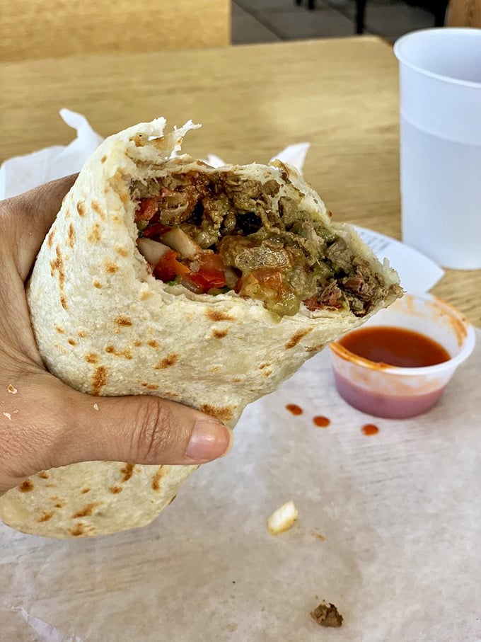 Behold the breakfast burrito in its natural habitat&mdash;the cure for what ailed you last night and what will sustain you today.