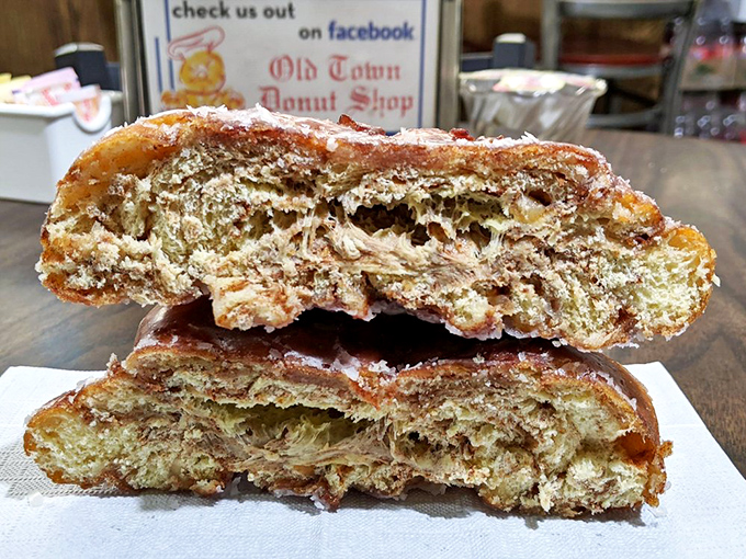 Cut open an apple fritter to reveal its soul&mdash;layers of cinnamon-swirled dough that would make a French pastry chef weep with envy.