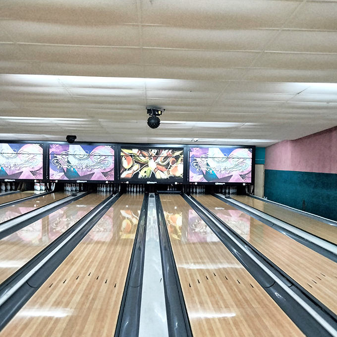 Those animated scoring screens showcase bowling's evolution while the lanes themselves remain gloriously unchanged &ndash; the perfect balance of retro and modern.
