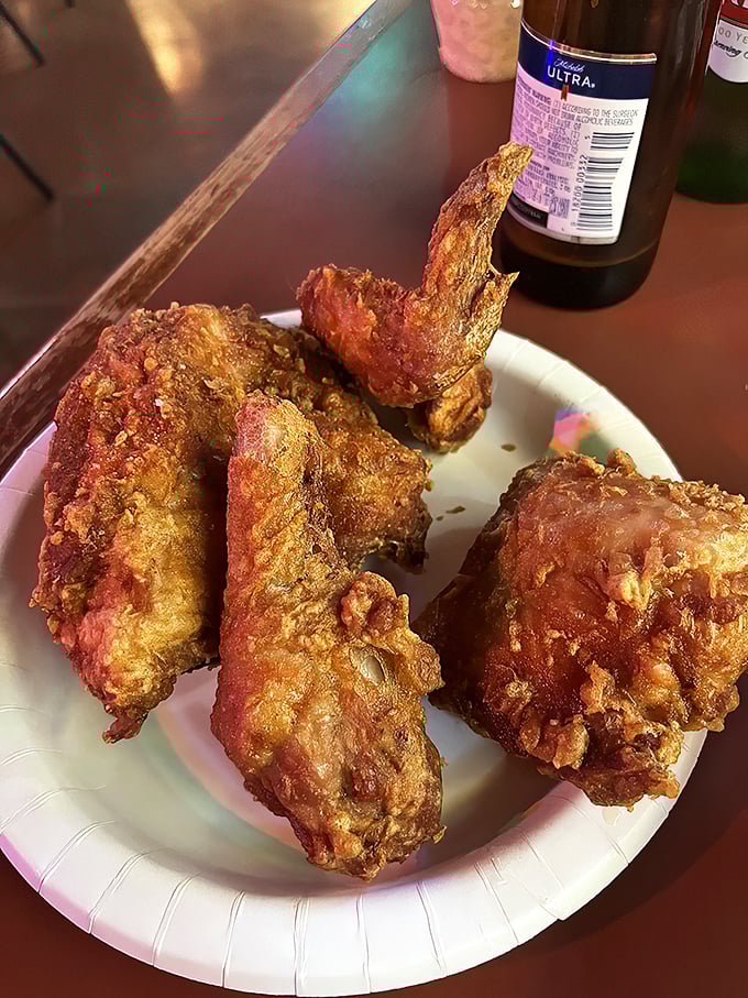 Cold beer meets hot chicken&mdash;a combination that proves some of life's greatest pleasures don't require fancy ingredients or complicated techniques.