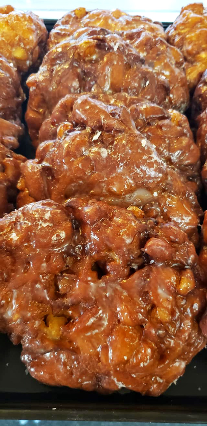 Nature creates Grand Canyon; Cork's creates these magnificent apple fritters. Both inspire awe, but only one fits in your glove compartment.