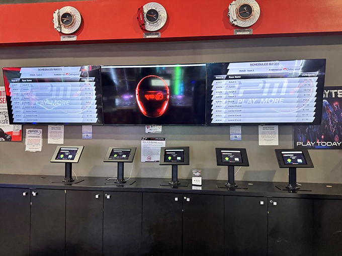 The digital leaderboard doesn't lie &ndash; your fantasy of being the next Mario Andretti might need some recalibration after seeing your lap times.