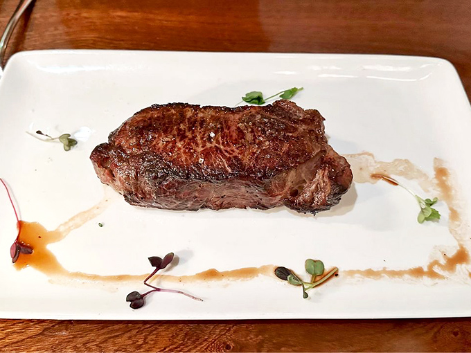 This NY Strip isn't just cooked&mdash;it's been treated with the reverence usually reserved for Renaissance paintings or vintage Ferraris.