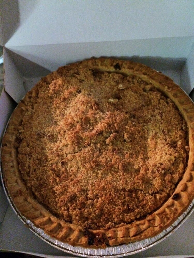 This apple crumb pie doesn't need filters or fancy lighting—just a fork and your undivided attention.