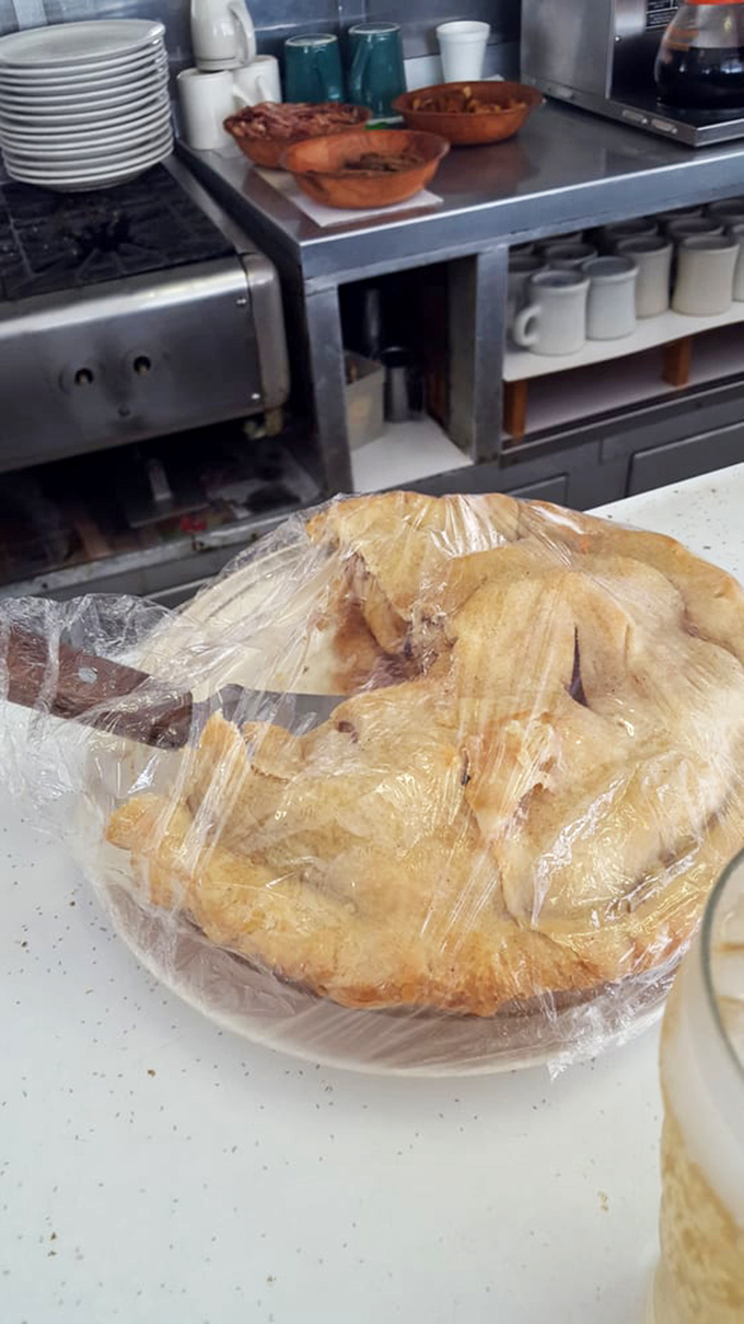 Someone's grandmother is smiling somewhere&mdash;this homemade pie waiting to be wrapped speaks the universal language of "made with love."
