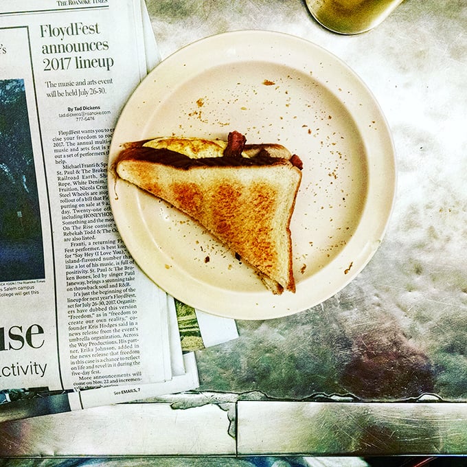 This isn't just a sandwich; it's a morning masterpiece on white bread&mdash;the kind of simple pleasure that makes Monday feel like Saturday.