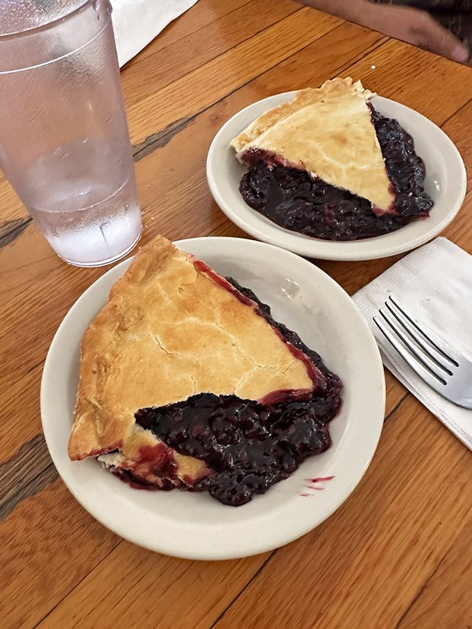 The boysenberry pie doesn't just sing&mdash;it performs a full Broadway musical on your taste buds, complete with standing ovation. 