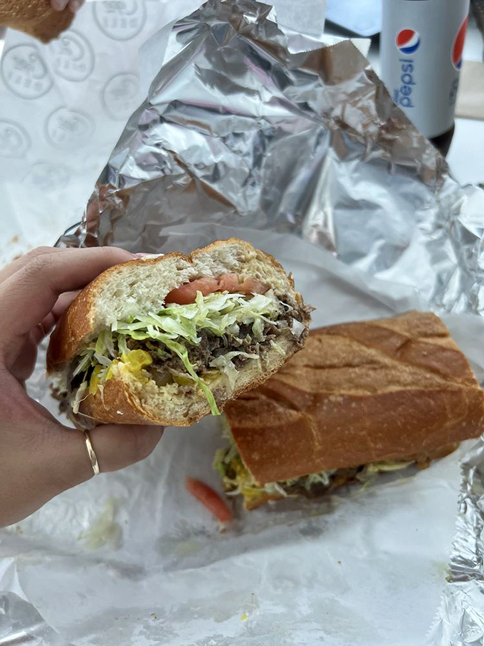 That moment when you realize your relationship with lesser sandwiches has been a complete waste of time. The cheesesteak revelation is real.