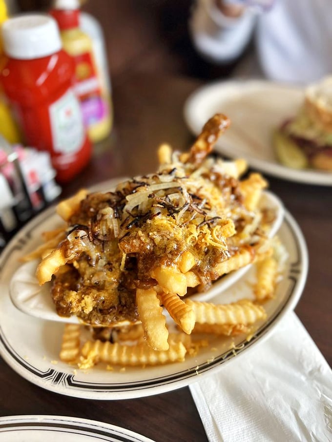 These aren't just chili cheese fries&mdash;they're a glorious mess of comfort that demands both a fork and absolutely zero shame.