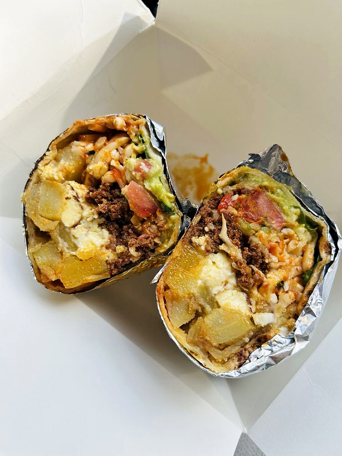 Behold the breakfast miracle that laughs at your sad bowl of cereal&mdash;eggs, chorizo, and potatoes in perfect harmony like a Beatles album you can eat.