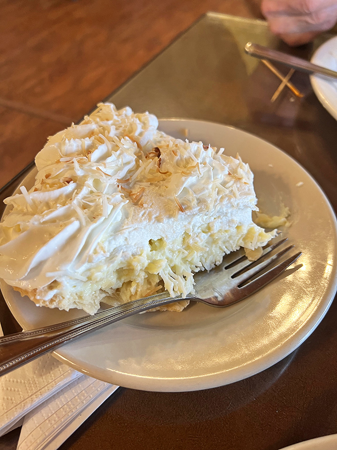 This coconut cream pie isn't just dessert&mdash;it's a fluffy, tropical vacation for your taste buds. Worth every calorie and then some.